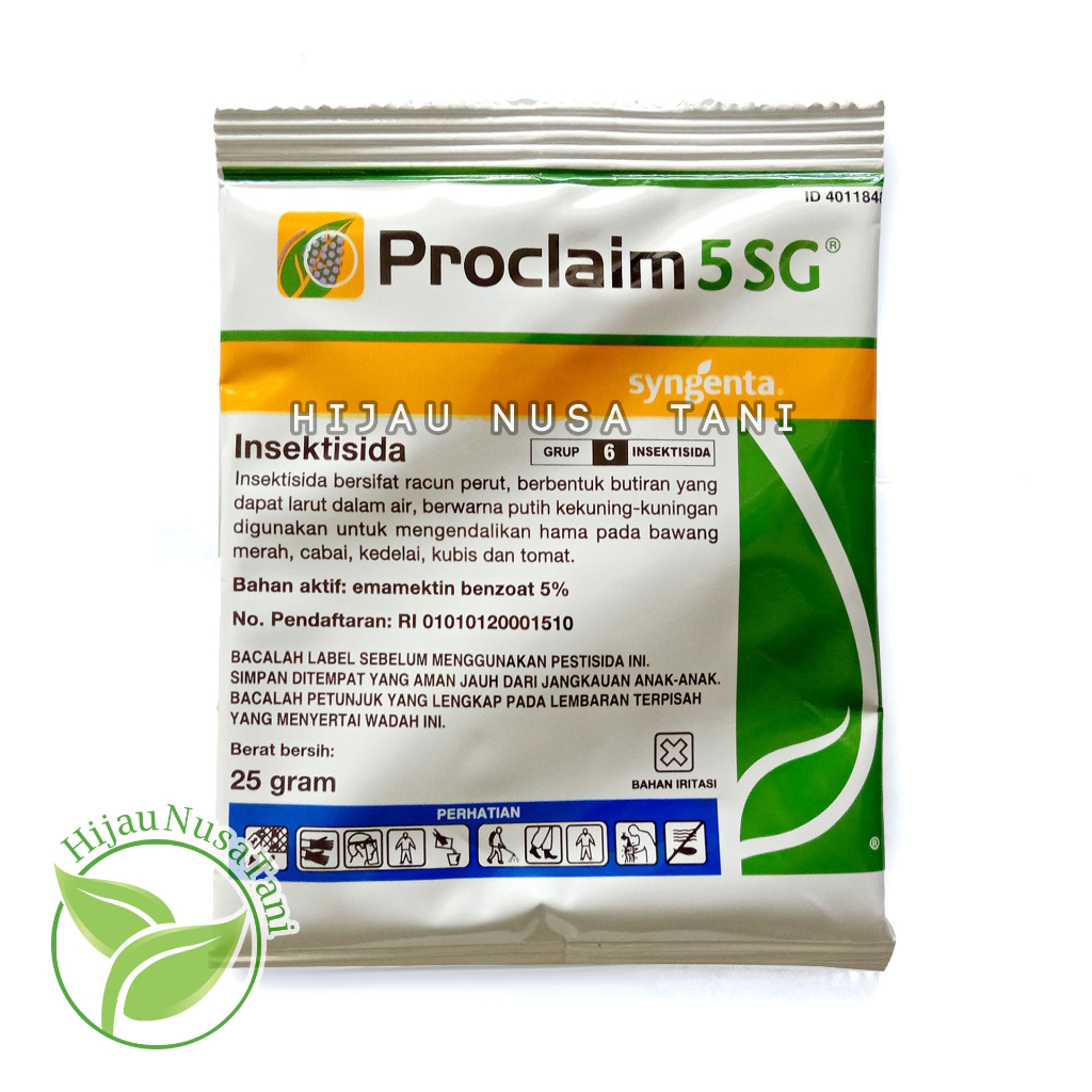 Jual PROCLAIM 5SG 25 gram 5 SG 25gr Syngenta - Pestisida Insektisida ...
