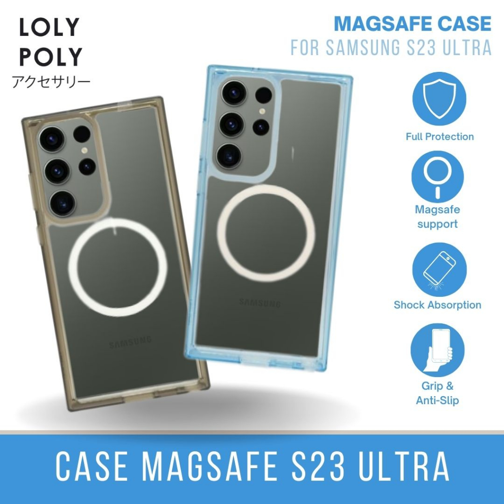 Jual Lolypoly Clear Case Magsafe For Samsung S23 Ultra | Shopee Indonesia