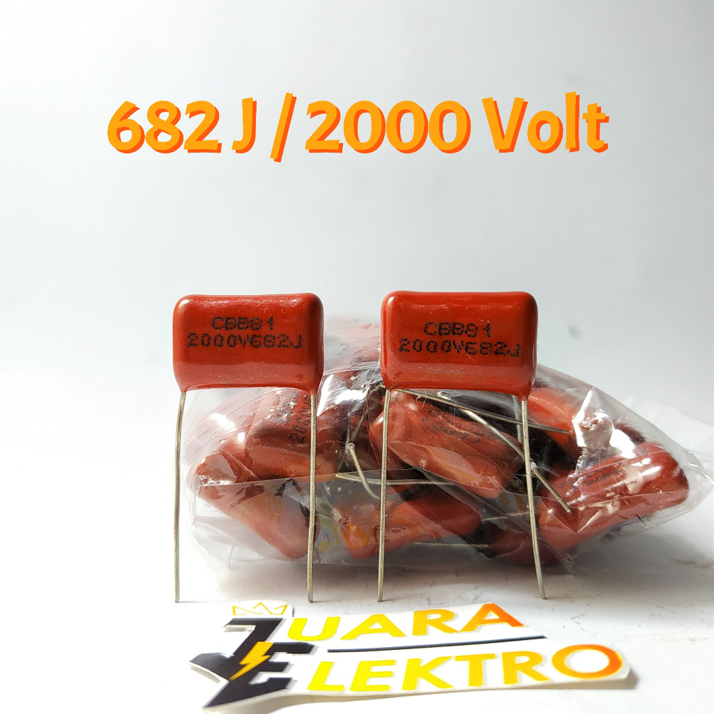 Jual Capasitor Milar 682J / 2KV | Kapasitor Milar 682 J / 2000 Volt ...