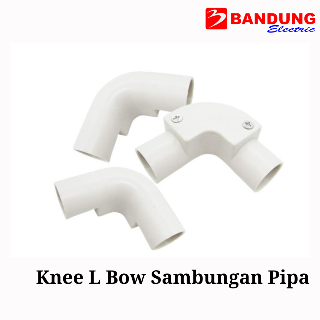 Jual Knee L Bow Elbow Sambungan Pipa Listrik Keni Pipa Conduit 20mm ...