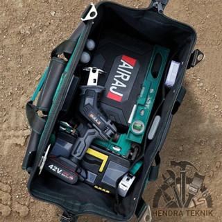 Jual TAS PERKAKAS 18" 20" 23" TOOL BAG KANVAS POLYESTER 42cm 45cm 50cm ...