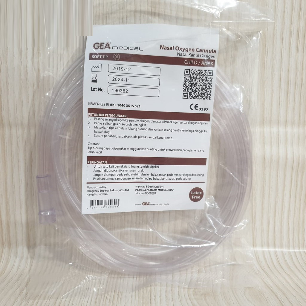 Jual GEA / MPM - DOUBLE HOSE NASAL TUBE NASAL OXYGEN | Shopee Indonesia
