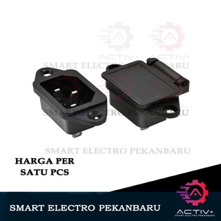 Jual ORIGINAL Socket AC Power INLET IEC320 C14 DENGAN COVER PENUTUP ...