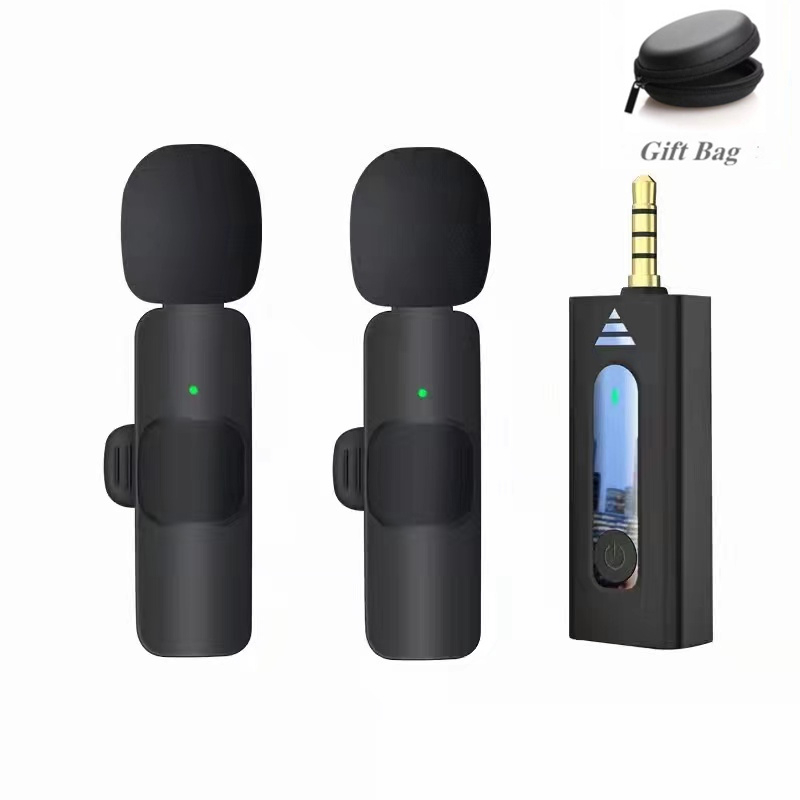 Jual Topspot Mikrofon Nirkabel Lavalier Mic Portabel Audio Video ...