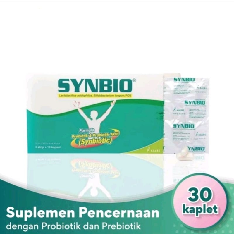 Jual synbio prebiotik & probiotik box 30 kapsul | Shopee Indonesia