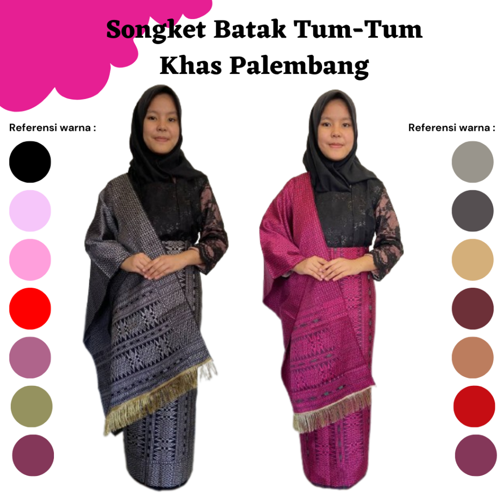 Jual Songket Cek Ipah - Songket Batak Tumtum Khas Palembang Berbagai ...