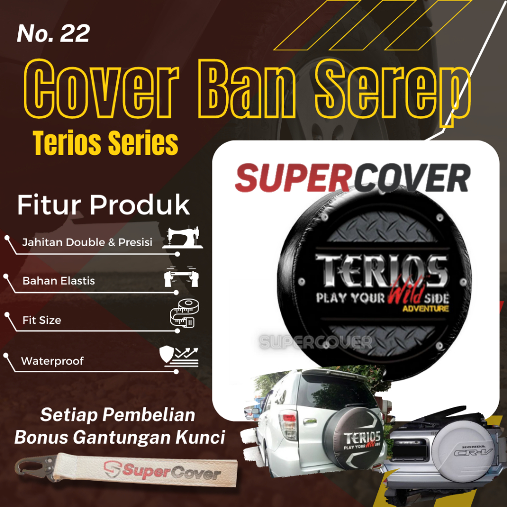 Jual Sarung Ban Serep Cover Ban Serep Kulit Sintetis Mobil Daihatsu ...
