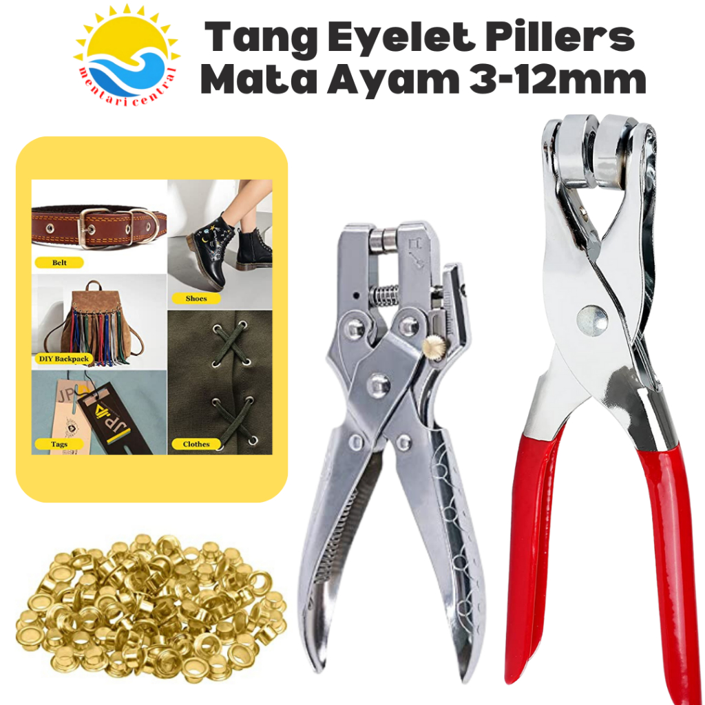 Jual Tang mata ayam tang Eyelet Mata Ayam 3 mm-5mm 6 inchi 12mm 7mm ...