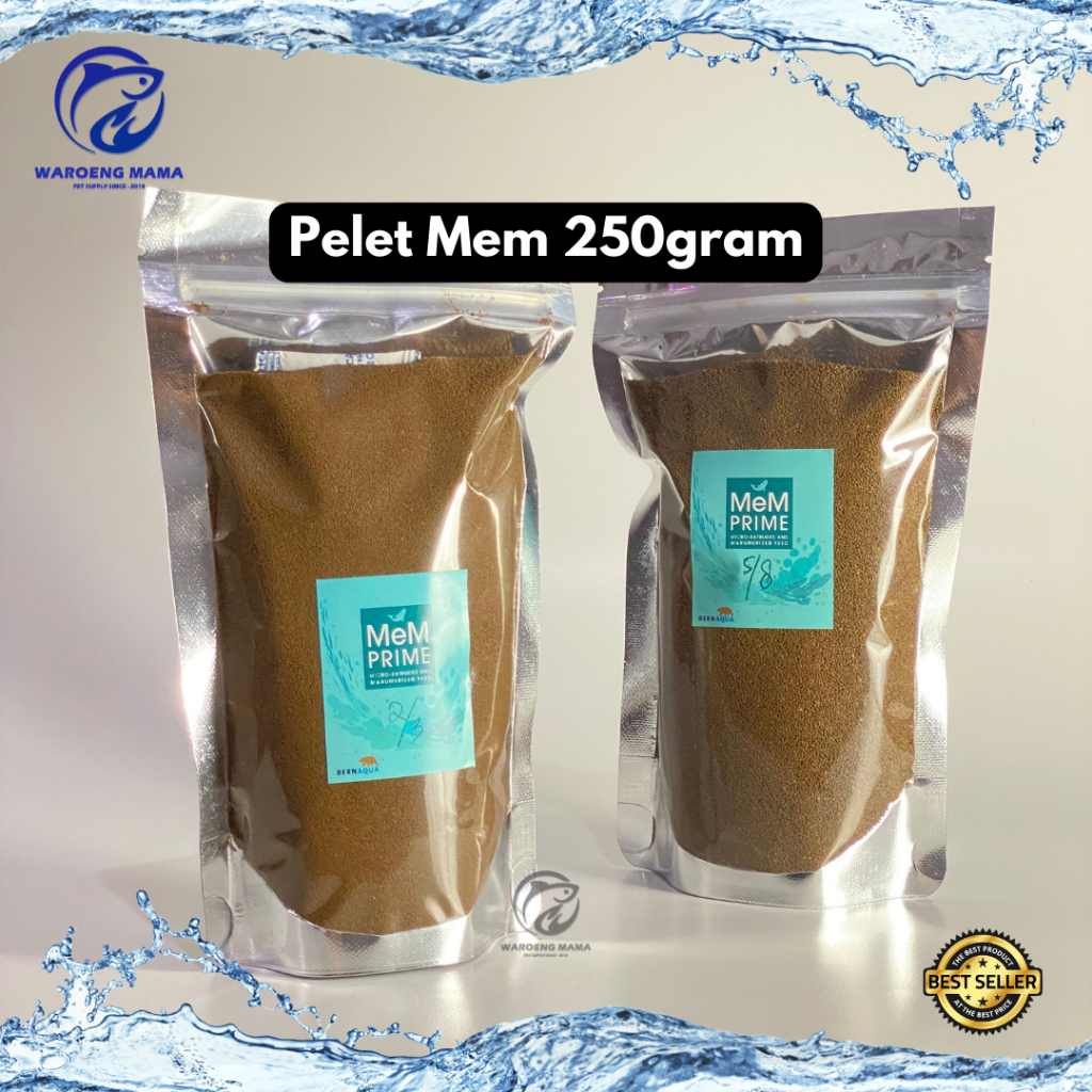 Jual Pelet mem 250 gram pelet ikan cupang 200-300 300-500 500-800 molly ...