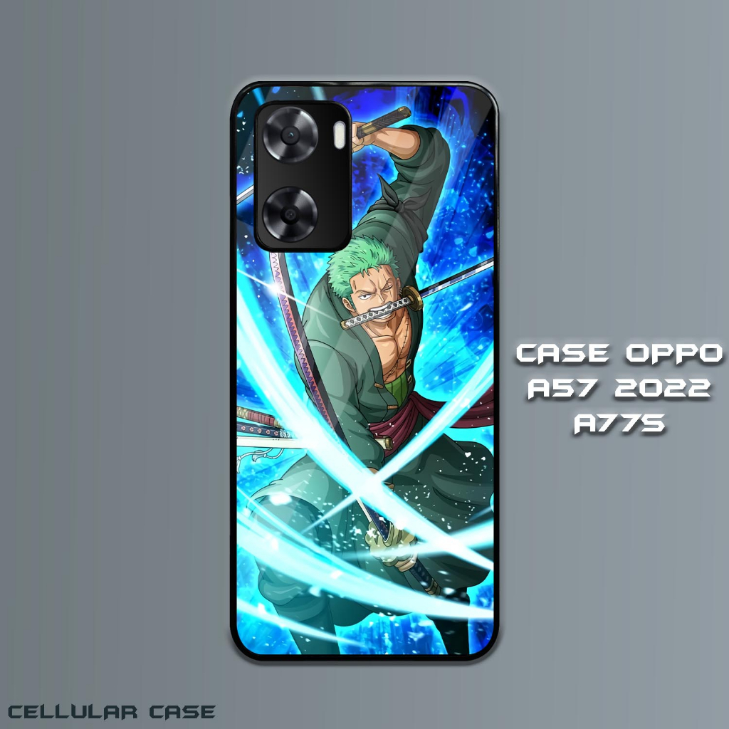 Jual Case Glossy Oppo 57 2022 | A77S 4G [CS12] Anime Zoro One Piece ...