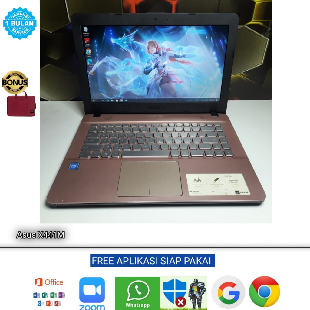 Jual Laptop Asus X441M Intel Celeron Ram 4GB HDD 1TB Windows 10 Siap ...