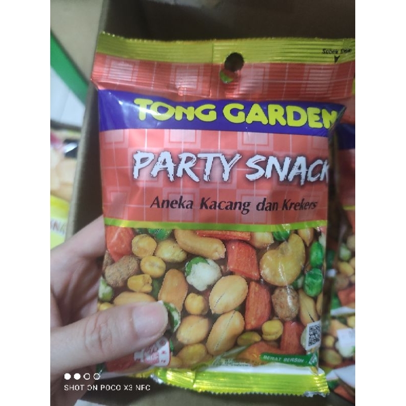 Jual Tong Garden Party Snack Aneka Kacang dan Krekers 40gram | Shopee ...