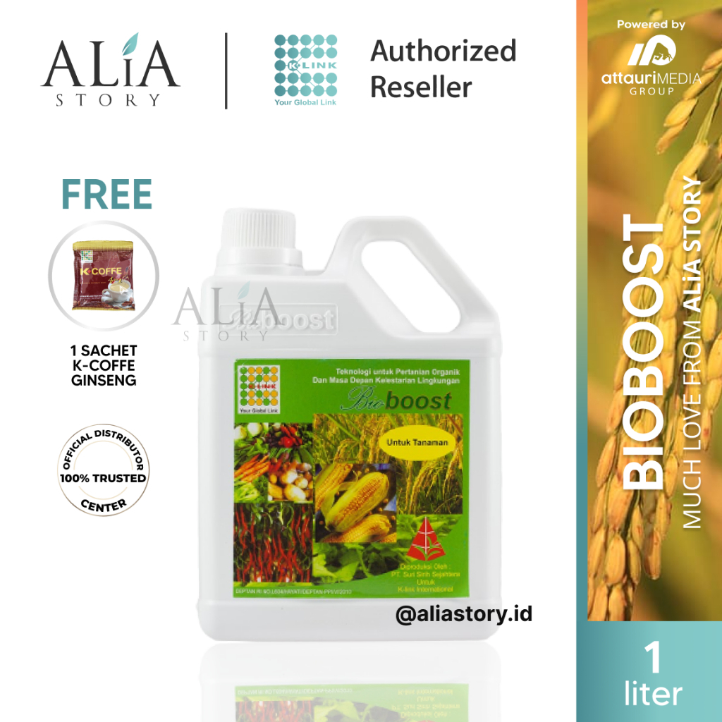 Jual K-Link K BioBoost Pupuk Cair Organik Hayati Bio Bos BioBos Boost (1 Liter) Pupuk Tumbuhan ...