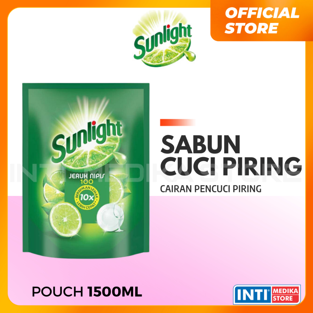 Jual SUNLIGHT - Sabun Cuci Piring 1500 ml | Cairan Pencuci Piring ...