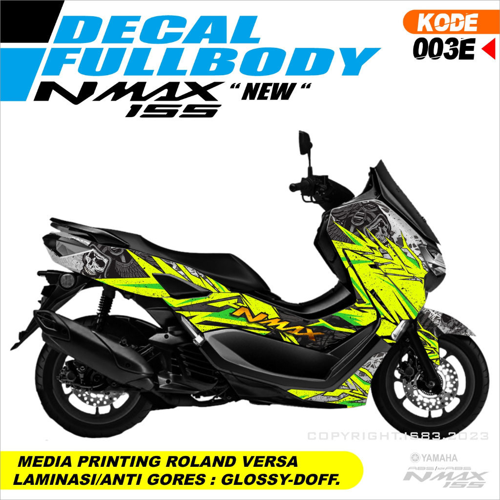 Jual Sticker Decal YAMAHA Nmax NEW 2022 & All New YAMAHA Nmax Fullbody ...