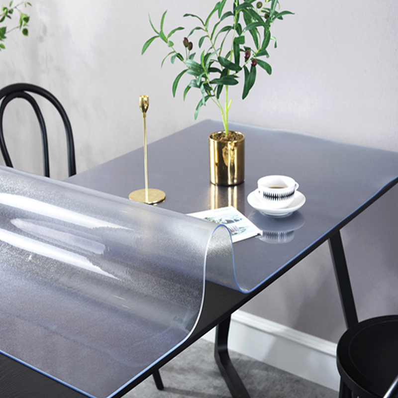 Jual Mika Taplak PVC Plastik Bening Tebal 0.70mm Berkualitas Cover Meja Makan Dapur Transparan ...