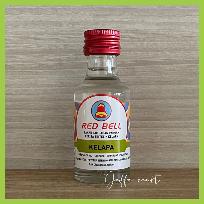 Jual RED BELL 30ml BOTOL KACA - KELAPA [Essence] Jaffa mart | Shopee ...