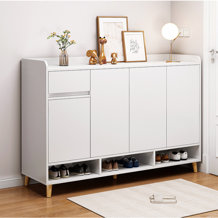 Jual Lemari Sepatu Kabinet / Rak Sepatu Kayu Tempat Penyimpanan Sepatu ...