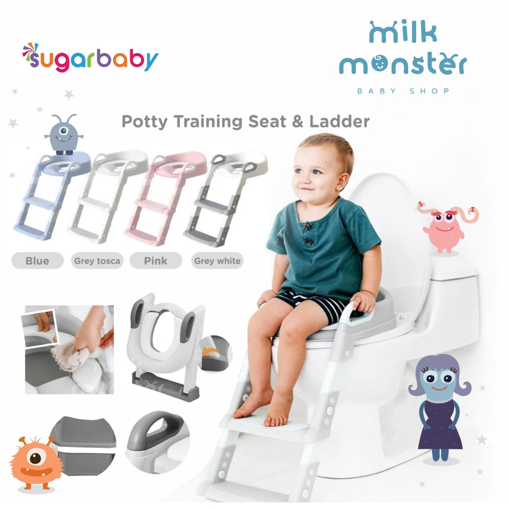 Jual Sugar baby Potty Training Seat and ladder / Toilet Training Anak ...