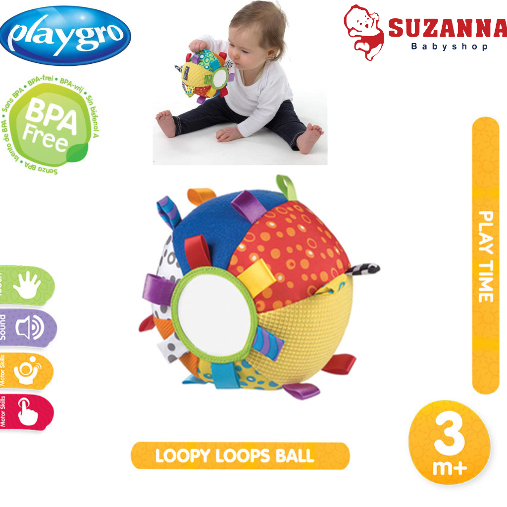Jual Playgro Loopy Loops Ball / Chime Ball | Shopee Indonesia