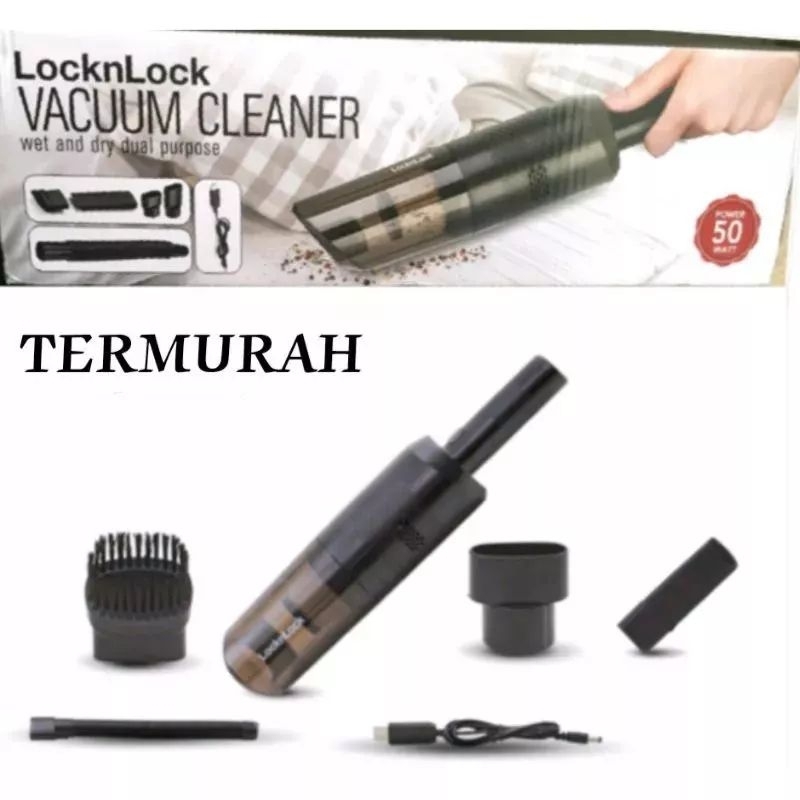 Jual Lock N Lock Vacuum Cleaner Mini Portable 50 Watt ENV126BLK ...