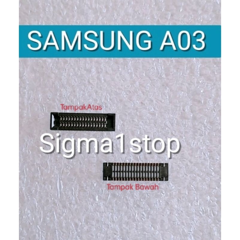 Jual SAMSUNG A03 A035F LCD CONNECTOR KONEKTOR SOKET LCD A03 COL 50 PIN ...