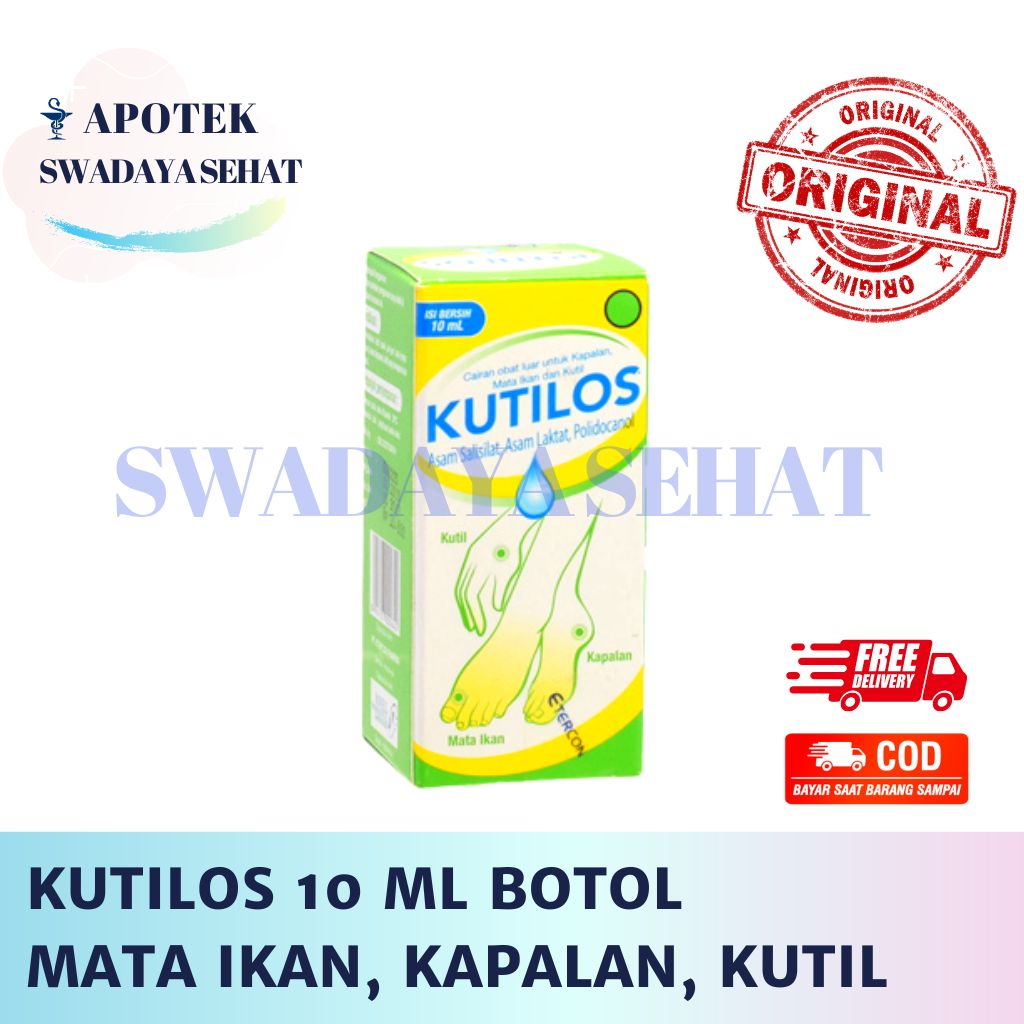 Jual KUTILOS 10ML Botol - Mengatasi KUTIL / MATA IKAN / KAPALAn ...