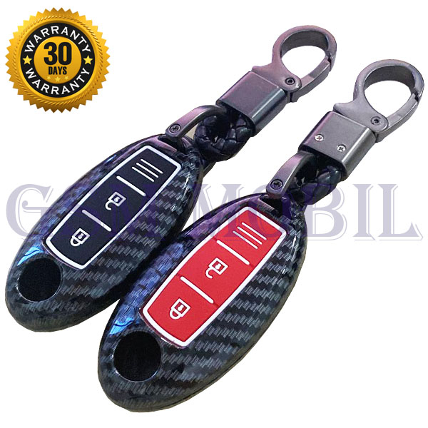 Jual Case Carbon Smartkey Cover Key Kunci Nissan Navara Juke March 3 ...