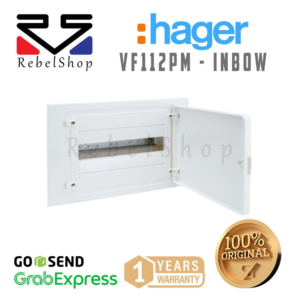 Jual Hager Kotak Box MCB Inbow Tanam VF112PM Plain 12 Modul / Group ...
