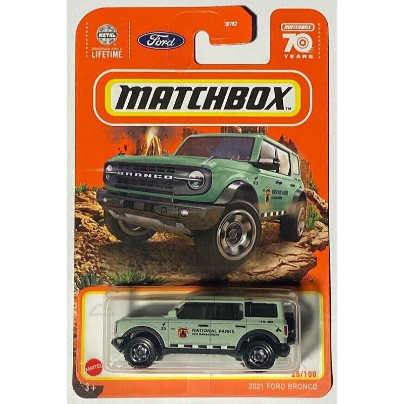 Jual Matchbox 2021 Ford Bronco (National Park) | Shopee Indonesia