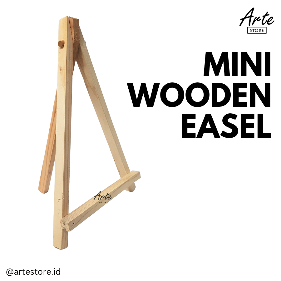 Jual Stand Lukis Kayu Kecil - Mini Wooden Easel | Shopee Indonesia