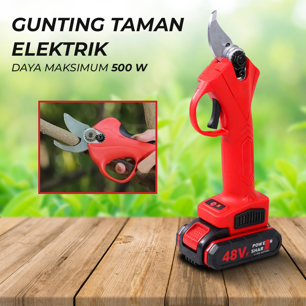 Jual Warden Gunting Taman Electric Ranting Tumbuhan Cordless 21V - SC-8605 raycraft | Shopee ...
