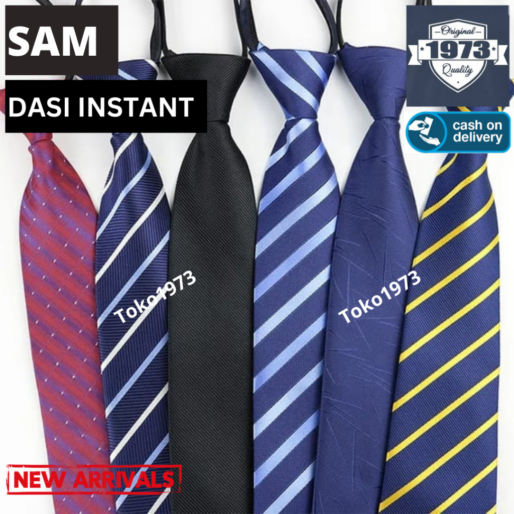 Jual SAM - DASI INSTANT dasi siap pakai dasi resleting dasi formal dasi ...