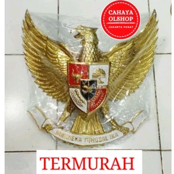 Jual LAMBANG GARUDA KUNINGAN / patung garuda kuningan 40 / 50 / 60cm ...