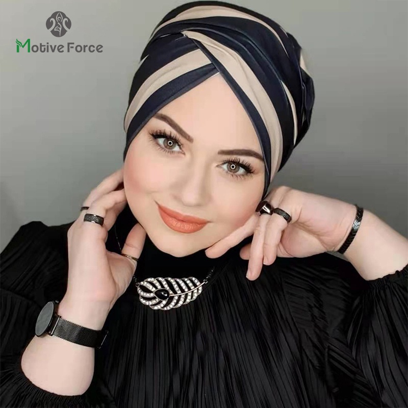 Jual Instant Turban Jersey Muslim Hijab Turban Instan Dewasa | Shopee ...
