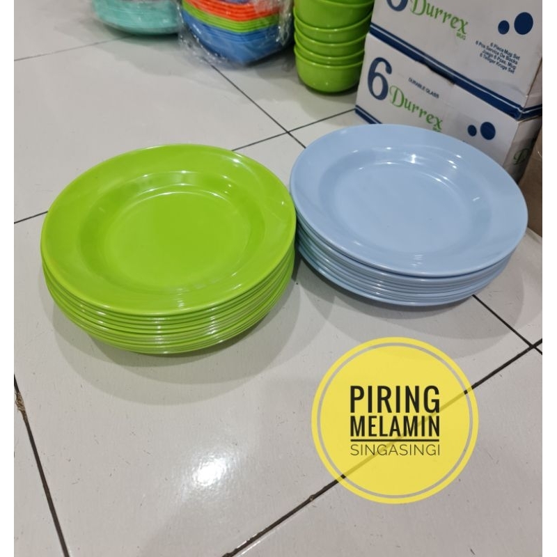 Jual PIRING MAKAN MELAMIN SINGASINGI PIRING MELAMIN UKURAN 9 INCI ...