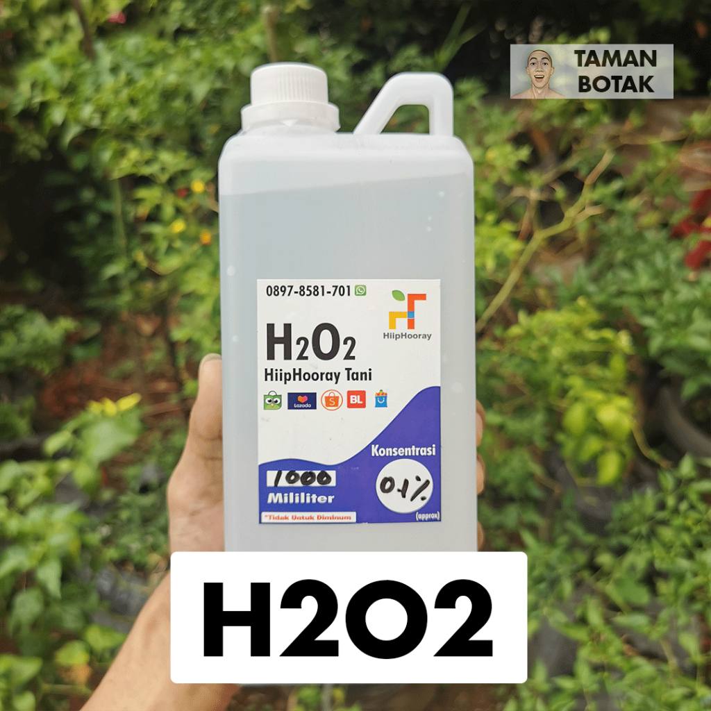 Jual H2O2 1 Liter Khusus Tanaman Siap Pakai Hidrogen Peroksida | Shopee ...