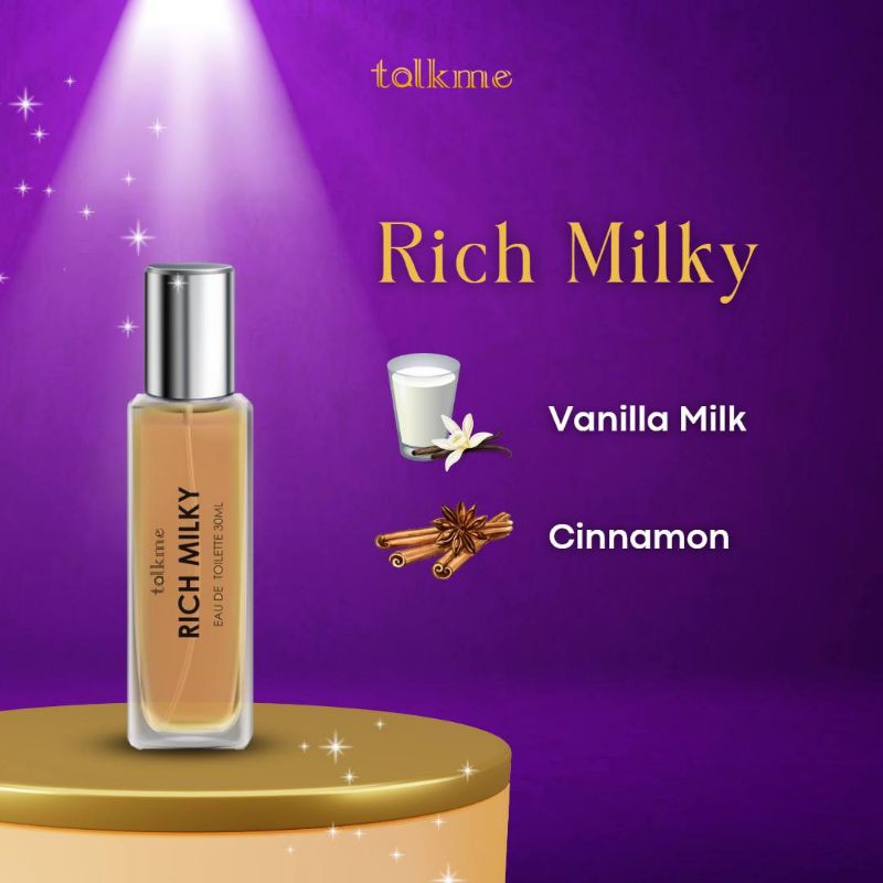 Jual PARFUM TALKME RICH MILKY | 30ML | BPOM | Shopee Indonesia