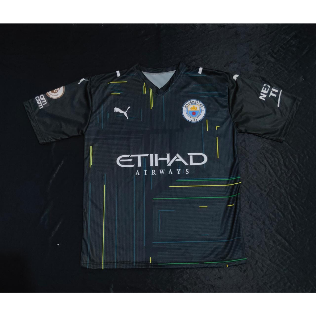 Jual Jersey Kiper M CITY 2021 Away Full Printing | Shopee Indonesia