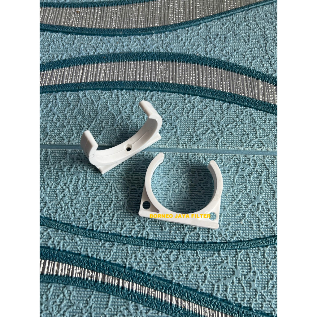 Jual Klemp / Klem / Clip dudukan Filter RO capsul 2 inch | Shopee Indonesia