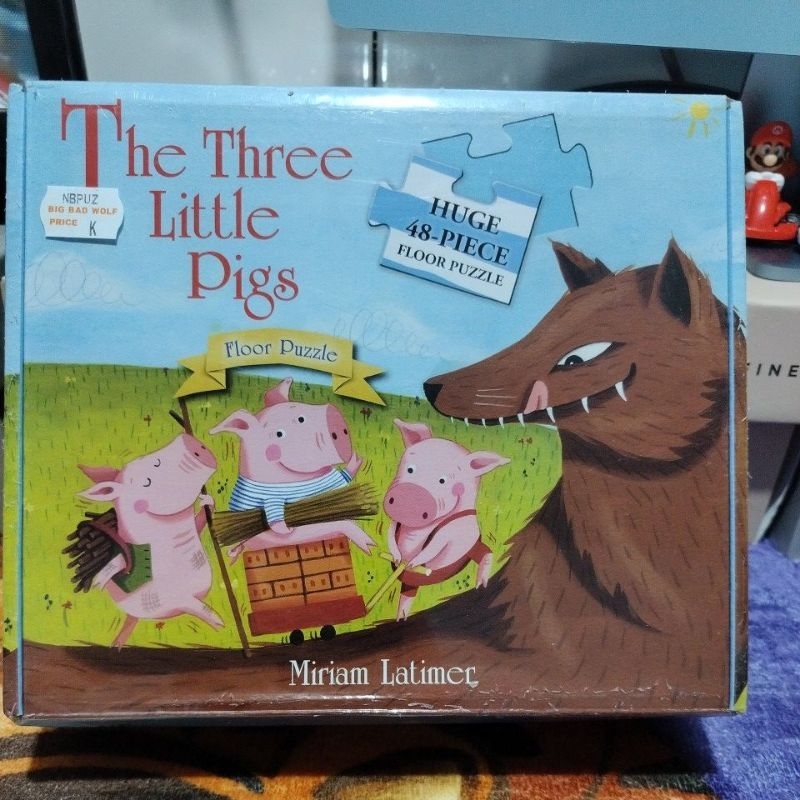 Jual the three little pigs - floor puzzle - puzzle anak - buku bbw ...