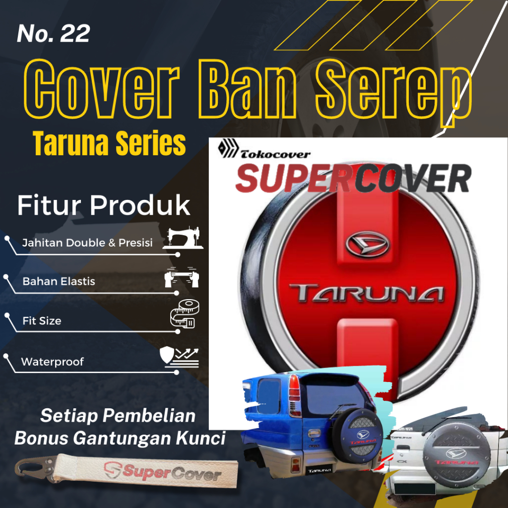 Jual Sarung Ban Serep Cover Ban Serep Kulit Sintetis Mobil Daihatsu ...