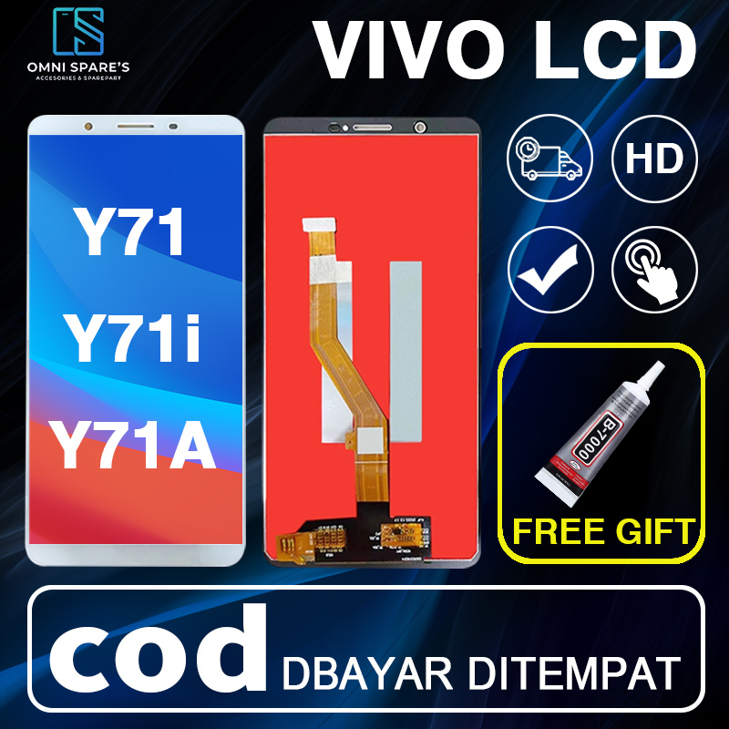 Jual Lcd vivo y71 /y71A / y73 / 1724 fullset ori touchscreen Layar hp ...