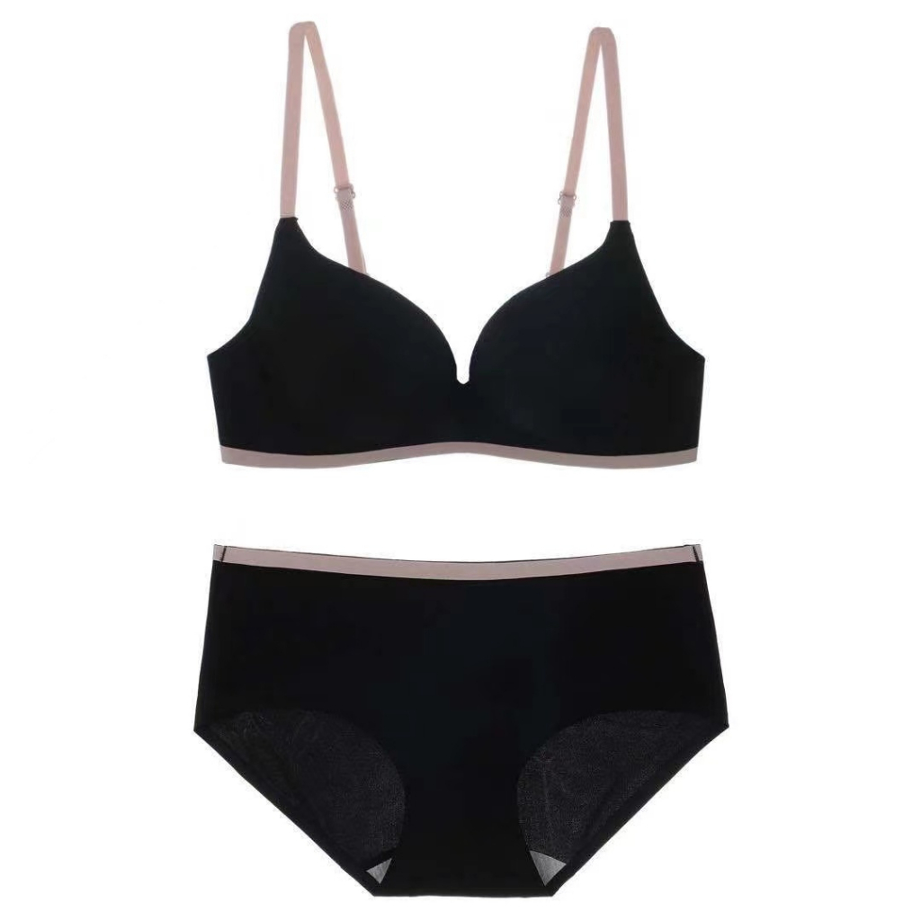 Jual Fairygirl.id Set Bra+Celana dalam wanita Sexy Fashion Korea Gym Olahraga Bh Women Tanpa ...