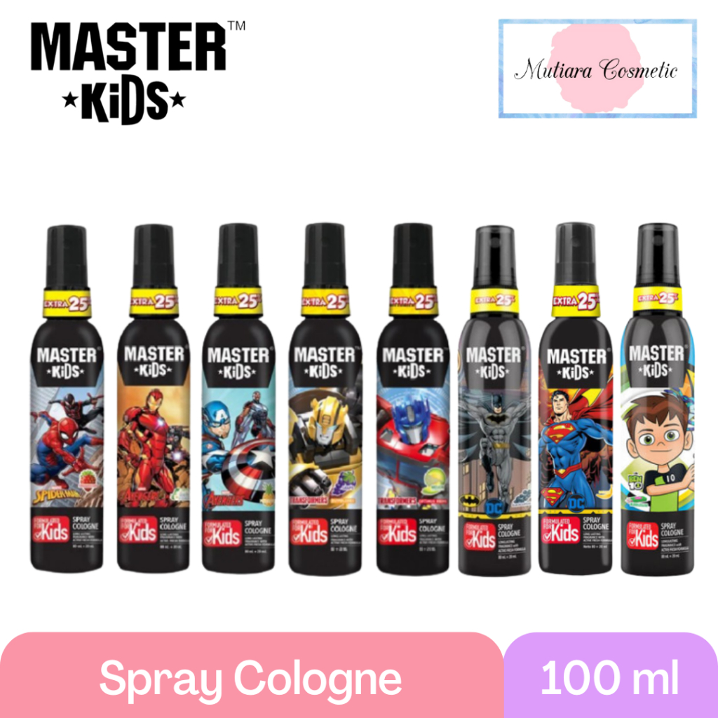 Jual Master Kids Spray Cologne 100ml | Shopee Indonesia
