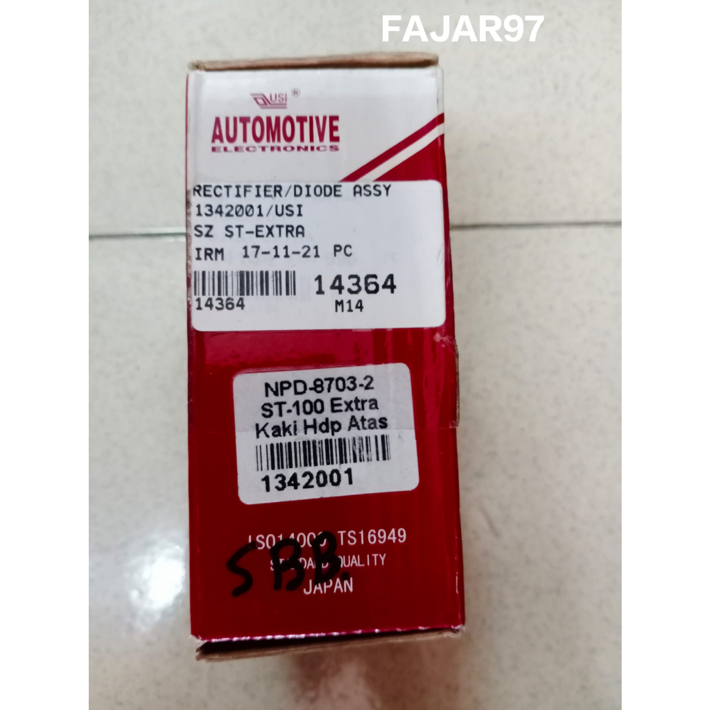 Jual Rectifier alternator silicone diode Suzuki Carry Extra | Shopee ...