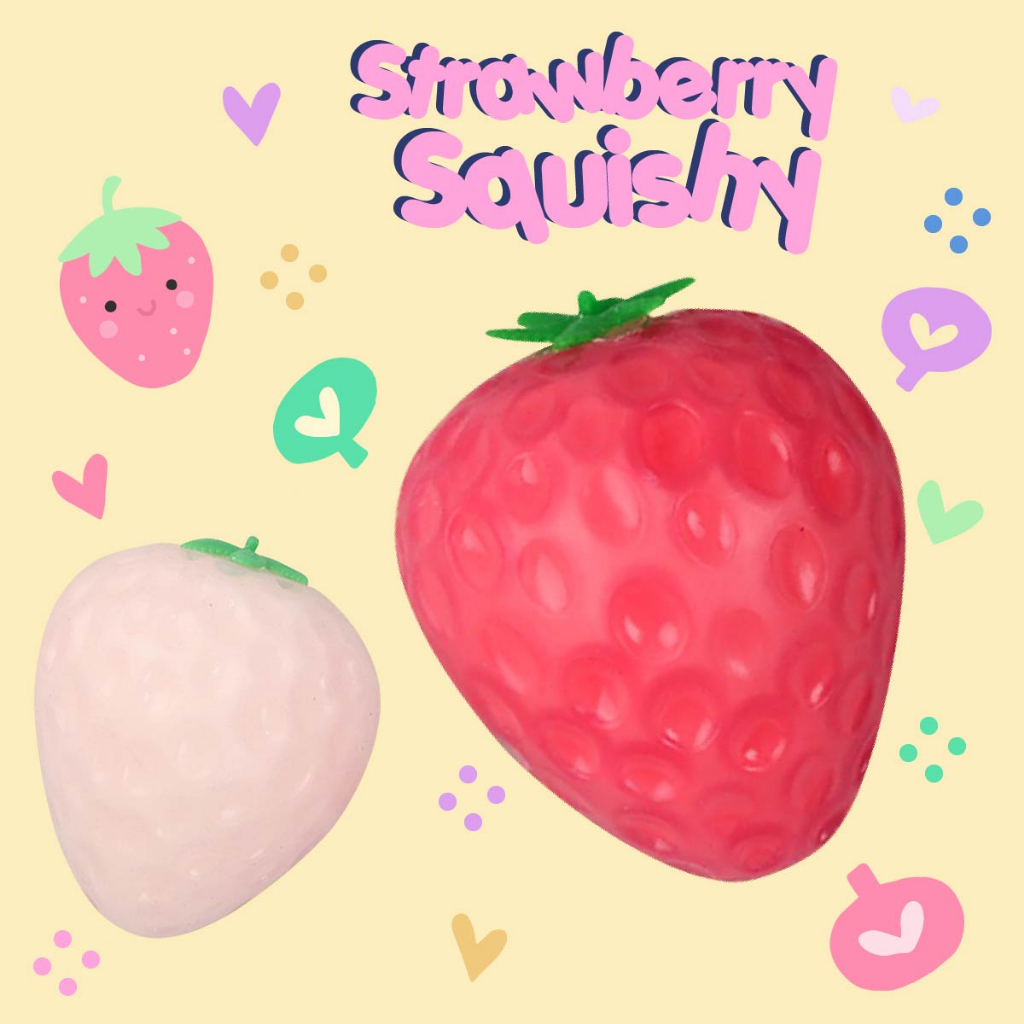Jual SQUISHY STRAWBERRY BERUBAH WARNA PELEPAS STRESS STAWBERRY MAINAN ...
