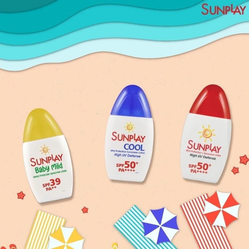 Jual SUNPLAY ULTRA PROTECTION SUNSCREEN LOTION Spf 50+ /COOL Spf 50+ 30 ...