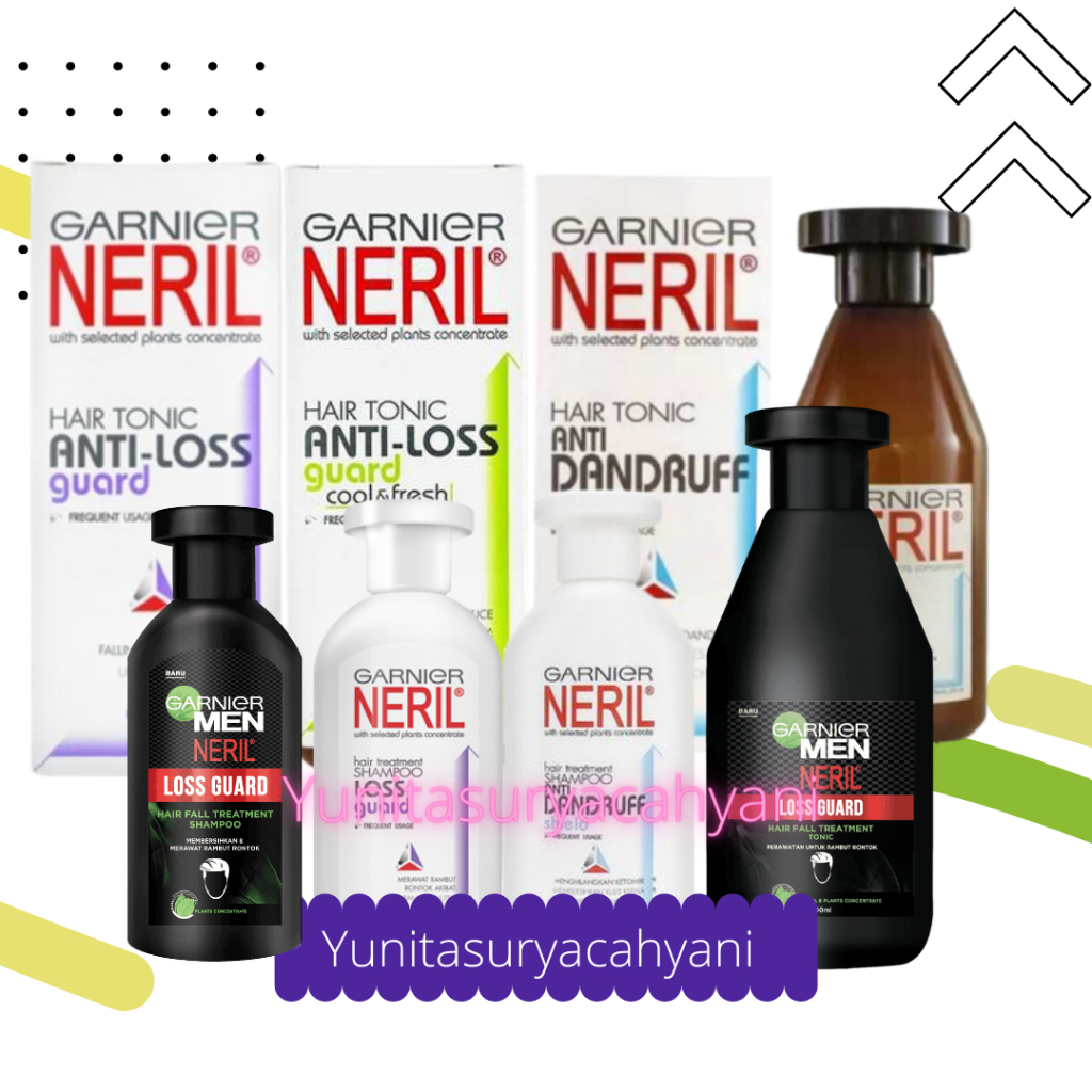 Jual Garnier neril shampo/tonic anti dandruff/ Anti ketombe shield ...