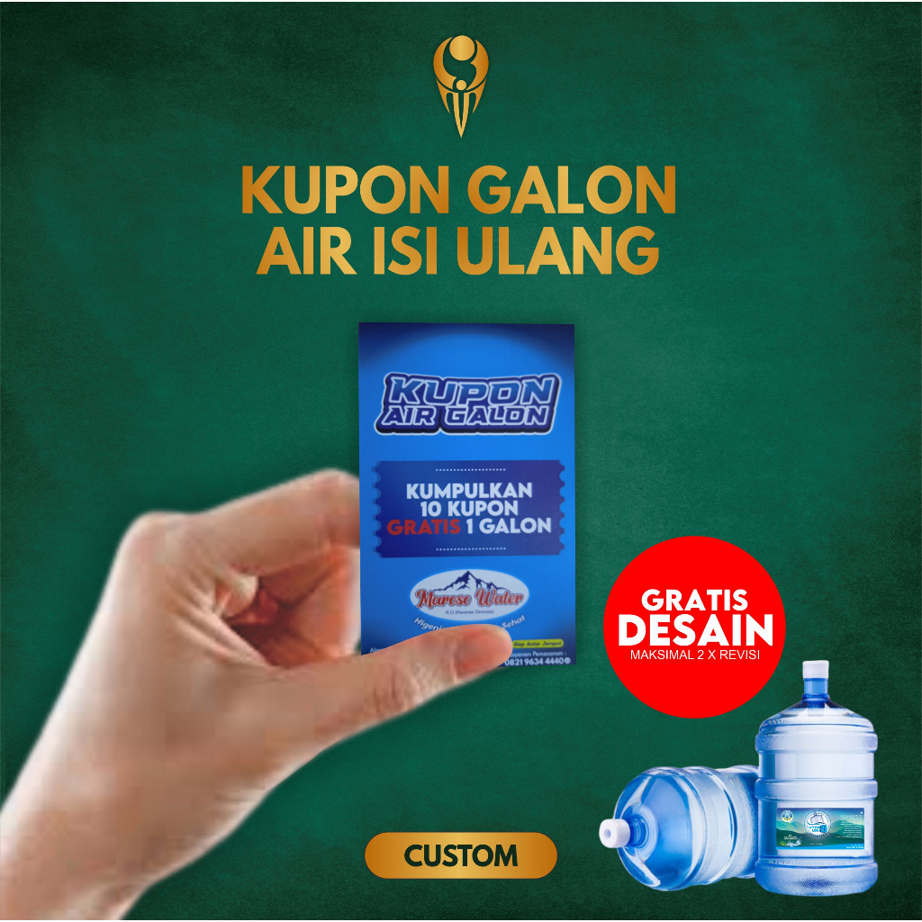 Jual KUPON GALON AIR ISI ULANG - SOLDIMPRO | Shopee Indonesia